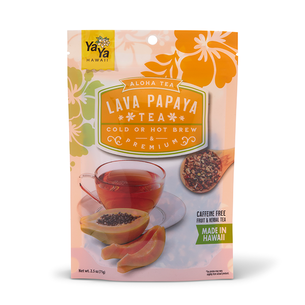 Lava Papaya Tea (Caffeine Free) | YaYa Hawaii | Made In Hawaii – YaYa ...